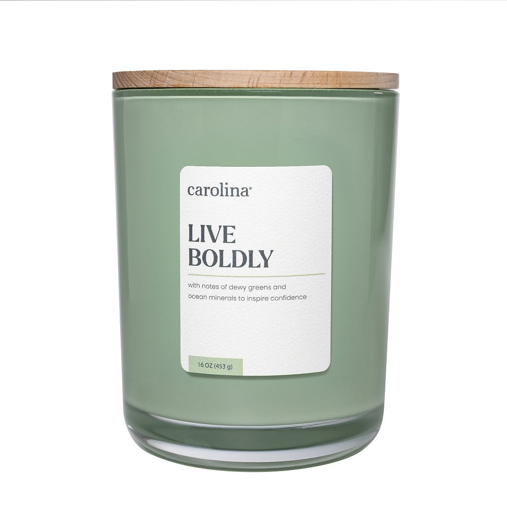 Wellness Candle, Live Boldly, 16 oz, by Carolina Candle – Colonial Candle