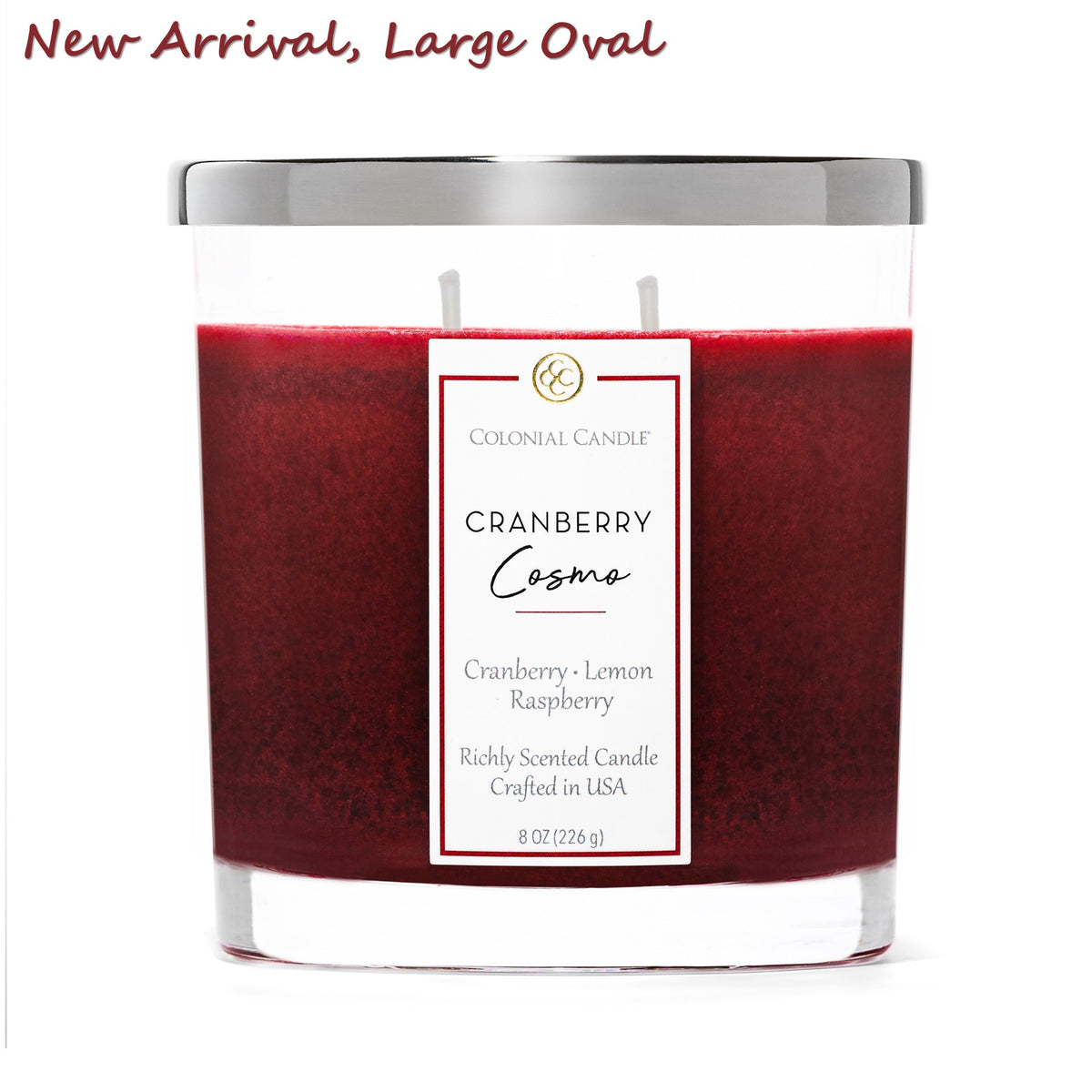 Cranberry Cosmo, Classic Ovals, 8 oz – Colonial Candle
