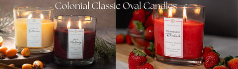 Signature Oval Jars Candles | Colonial Candle