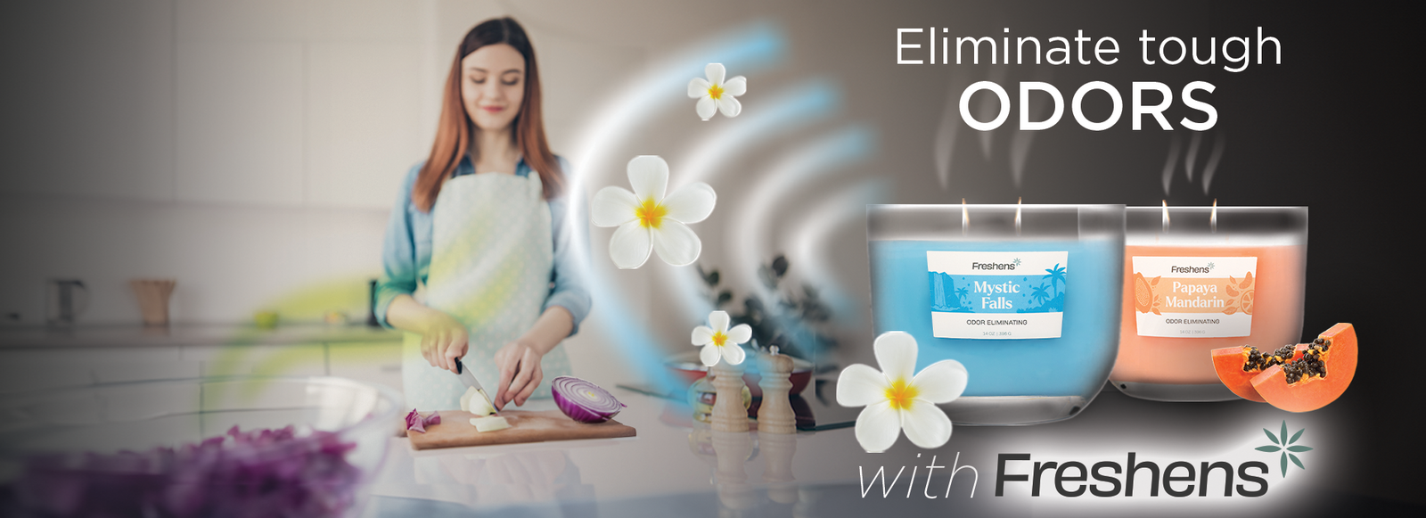 Freshens by Carolina, Odor-eliminating candles using industry leading ...